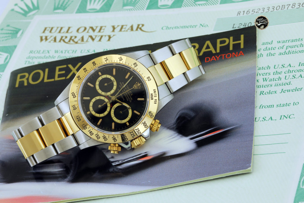 Rolex Daytona ref. 16523 ser. L Quadrante Nero Floating con Scatola e ...