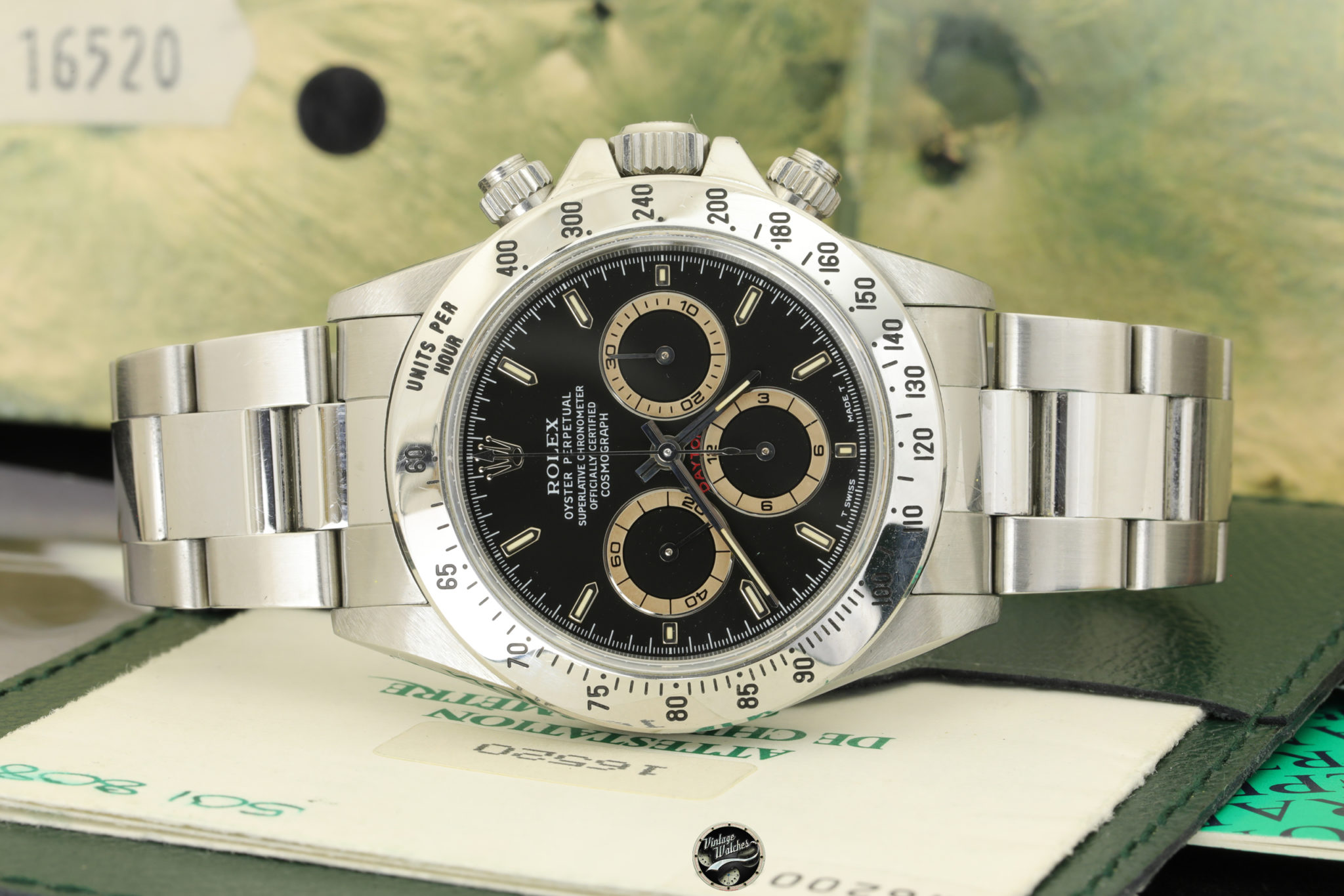 Rolex Daytona Beyer ref. 16520 ser. W Patrizzi Dial Full Set - Vintage ...